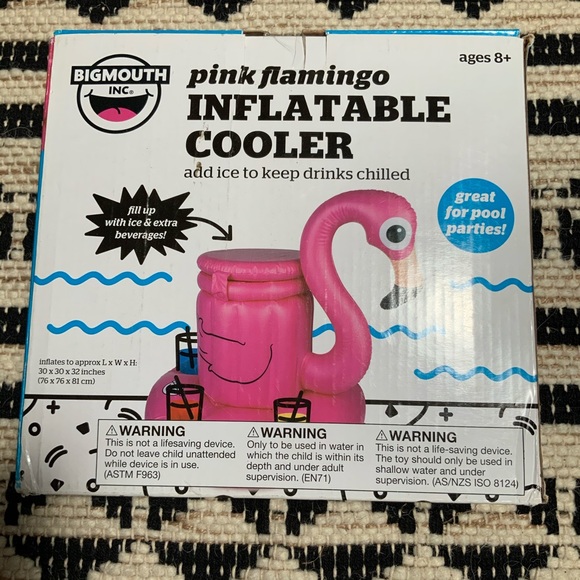 Bigmouth | Other | Bigmouth Inflatable Flamingo Cooler New | Poshmark